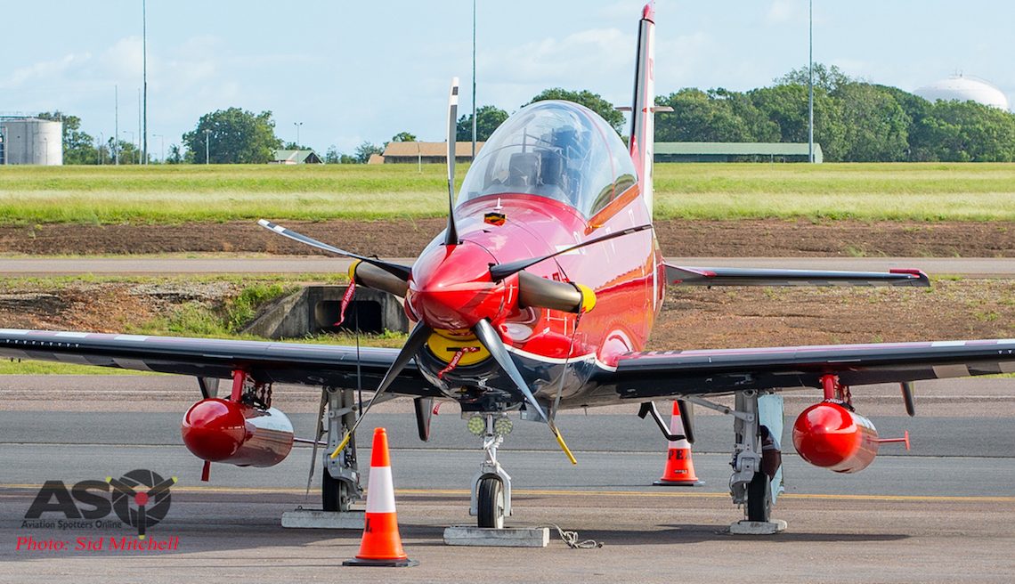 Newest additions to the RAAF arrive in Australia - Pilatus PC-21 A54 ...